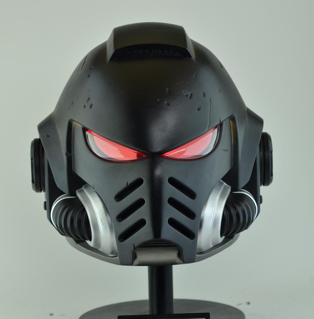 Space Marine Black Templars Mk X Tactical Helmet for Cosplay Wearable ...