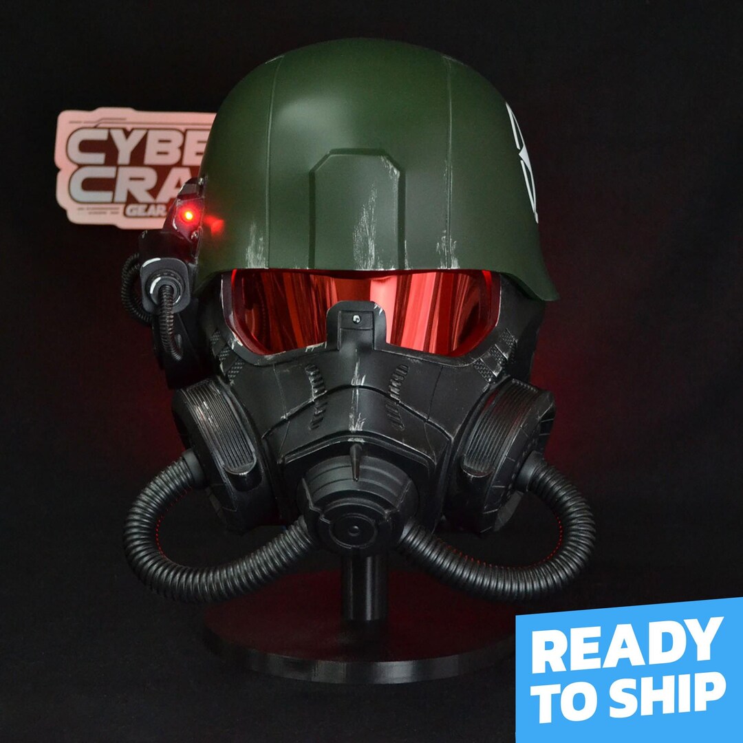NCR Elite Riot Gear Helmet for Cosplay | Elite Riot Gear Helmet ...