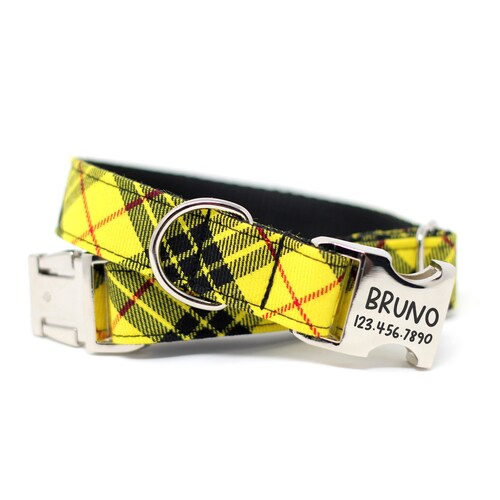 Yellow Dog Collar - Etsy