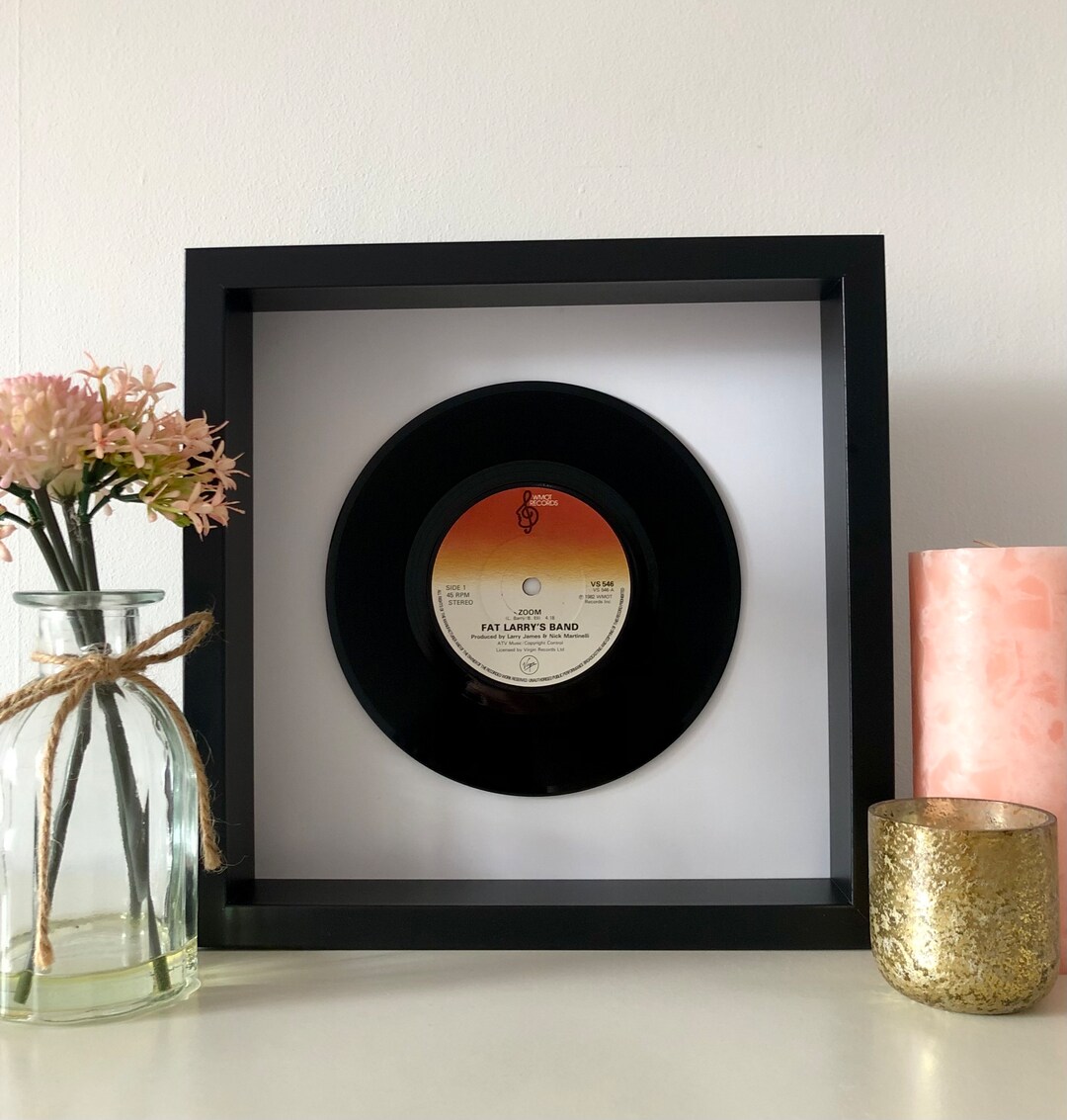 Fat Larry’s Band “zoom” Framed Vinyl Record - Music Gift Art - Etsy