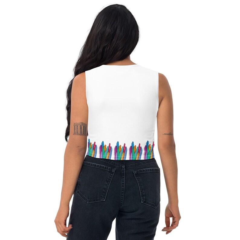 Band Crop Top watercolor Crayons - Etsy