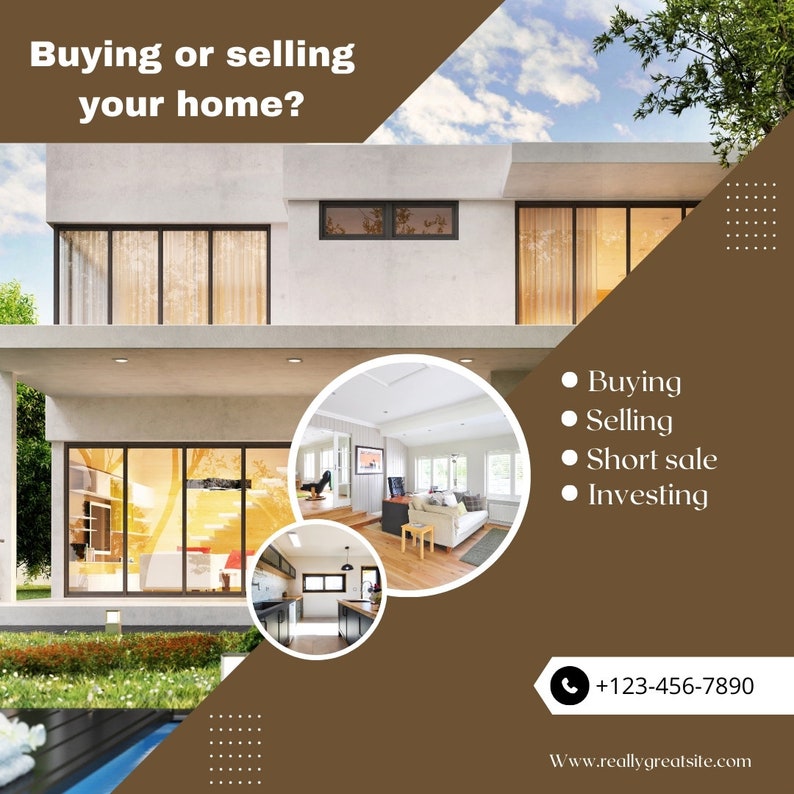 100 Editable and Downloadable Real Estate Templates for IG and Facebook ...