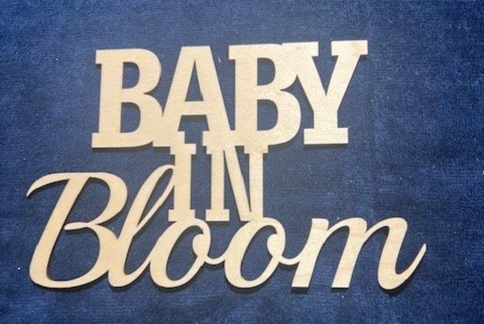 Baby in Bloom Laser Cut 3 Sizes Available - Etsy
