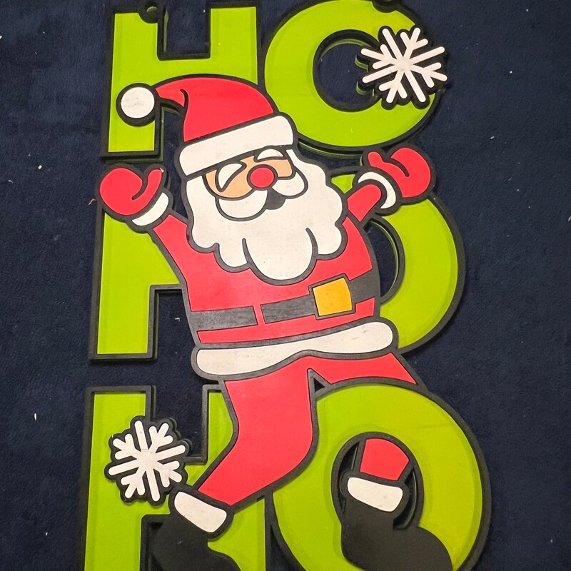Ho Ho Ho Porch Sign - Etsy