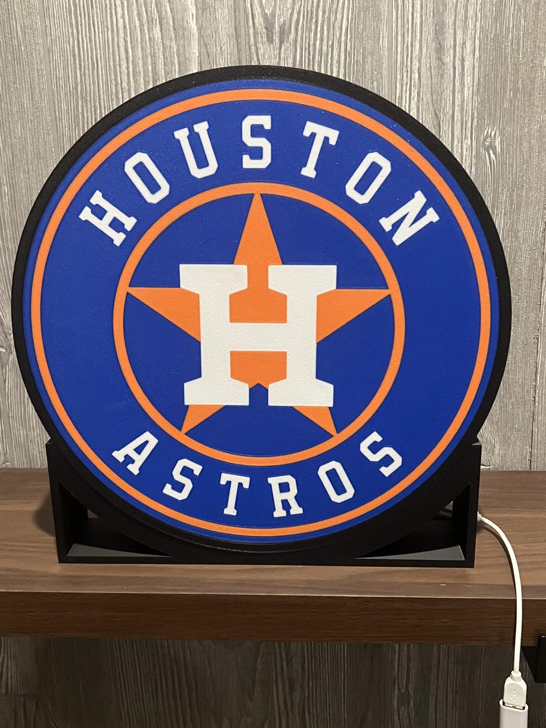 Astros 13" LED Dimmable Sign - Etsy
