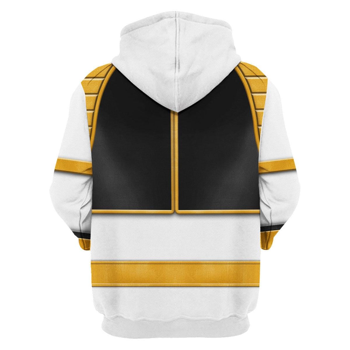 White Ranger Mighty Morphin Hoodies Sweatshirt Tshirt, Mighty Morphin ...