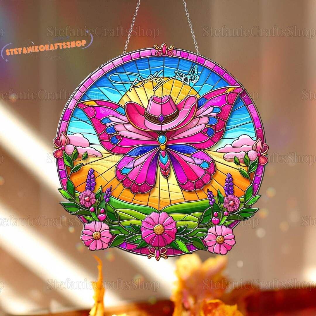 Dolly Parton Suncatcher Ornament, Dolly Parton Window Hanging, Dolly ...