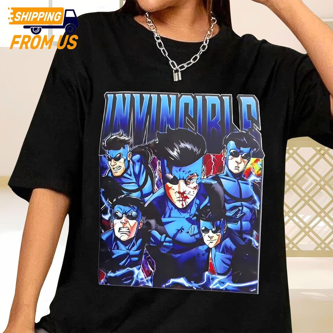 Invincible T-shirt, Invincible Mark Grayson Graphic Sweatshirt, Superhero Hoodie, Comic Book Fan ...