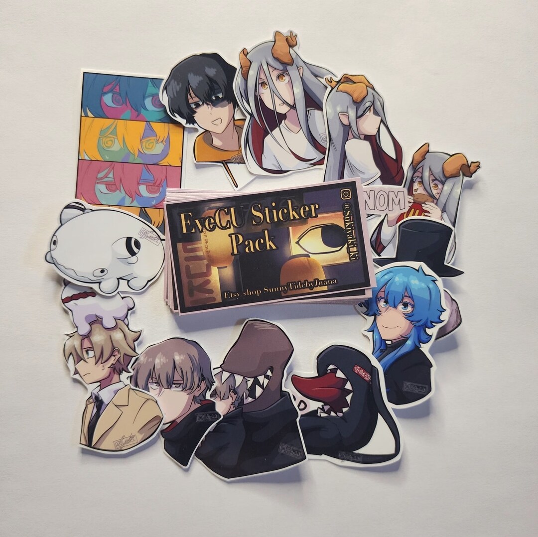 19p. Eve Harapeco CU Sticker Pack - Etsy