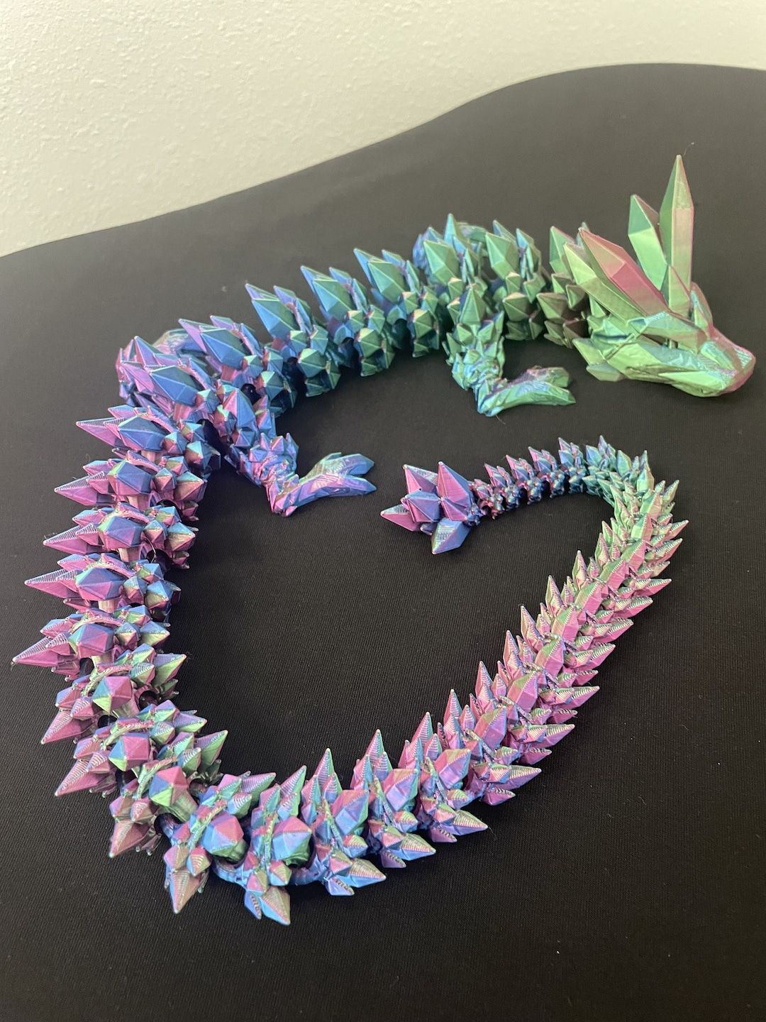 Articulated | Flexible | Crystal Dragon | Cinderwing | PLA+ Plastic ...