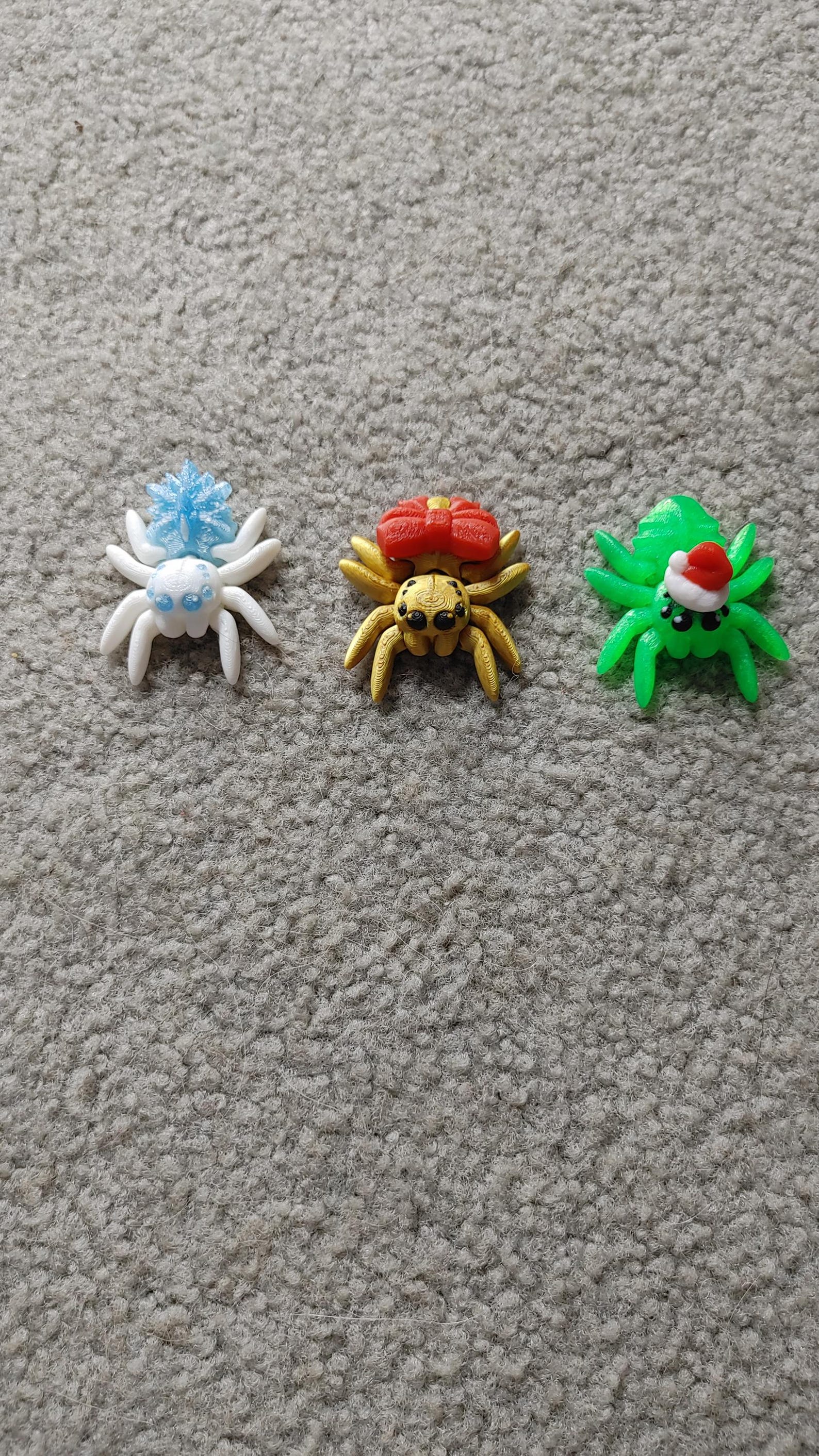 Mystery Jumping Spider Pack |articulated | Flexible | Cinderwing | PLA+ ...