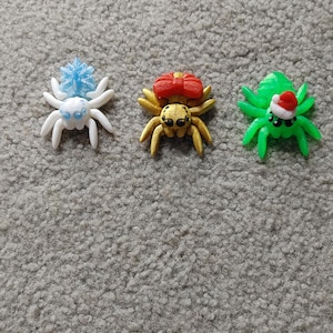 Mystery Jumping Spider Pack |articulated | Flexible | Cinderwing | PLA+ ...