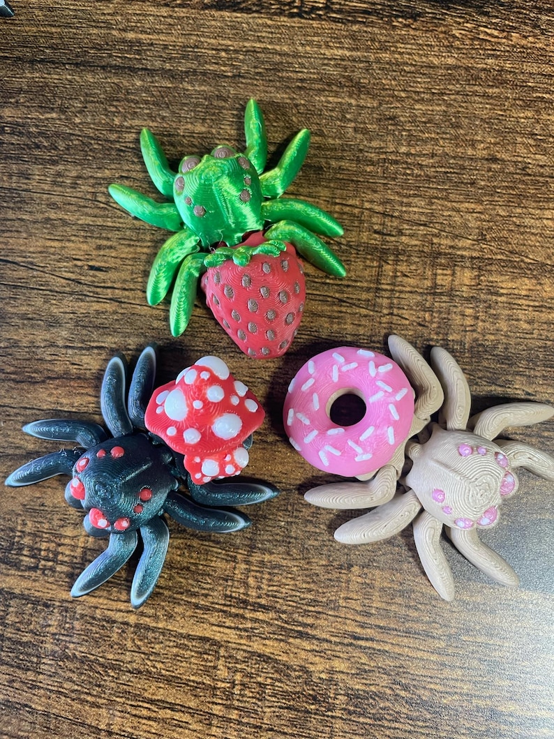 Mystery Jumping Spider Pack |articulated | Flexible | Cinderwing | PLA+ ...