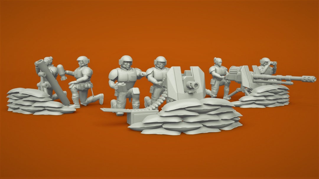 Imperial Badger Heavy Weapons Team - Etsy