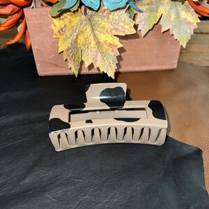 Cow Print Claw Clip - Etsy
