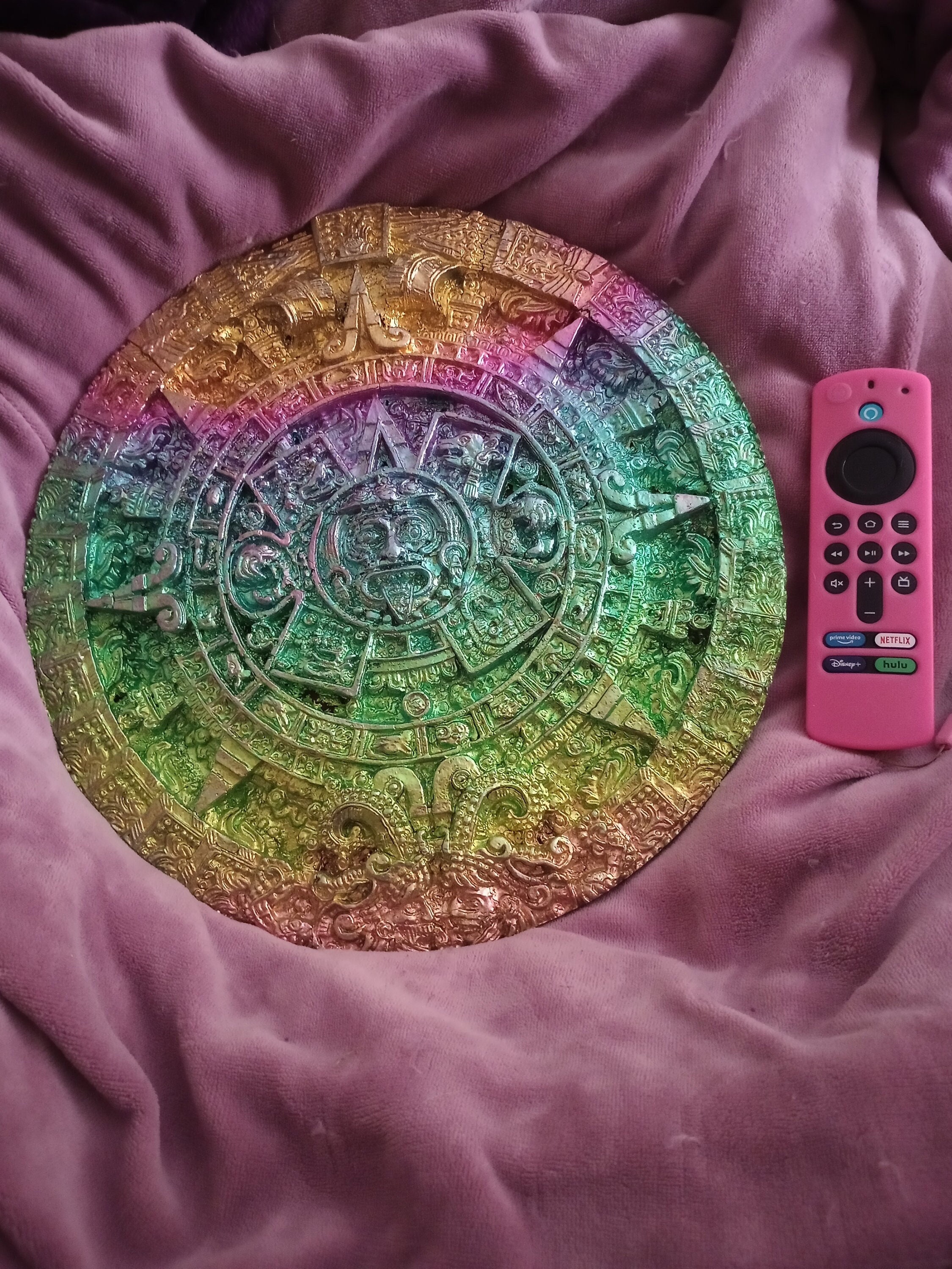 Large Aztec Calendar Made by the Bismuth Smith - Etsy