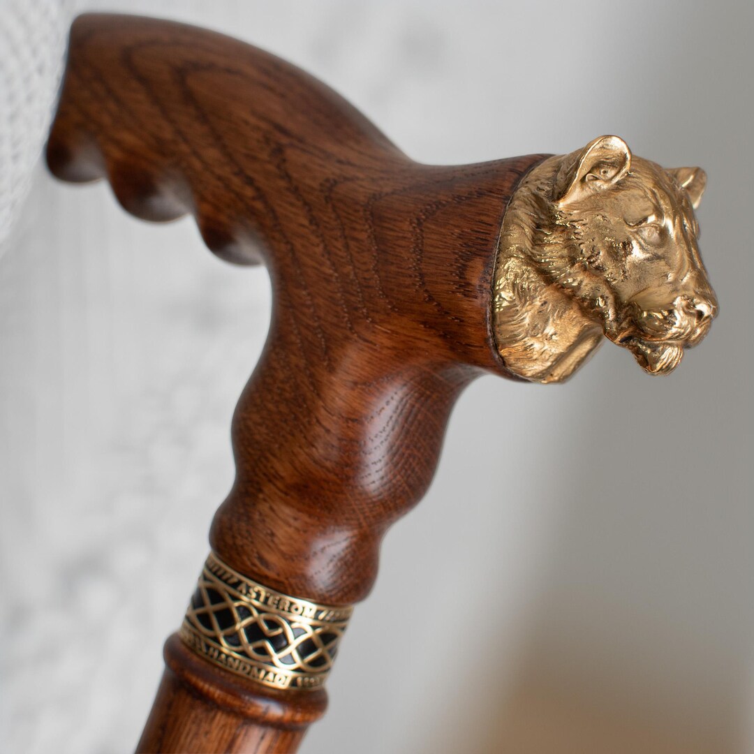 Custom Lioness Walking Cane - Cane for Women & Men - Handmade Canes and ...