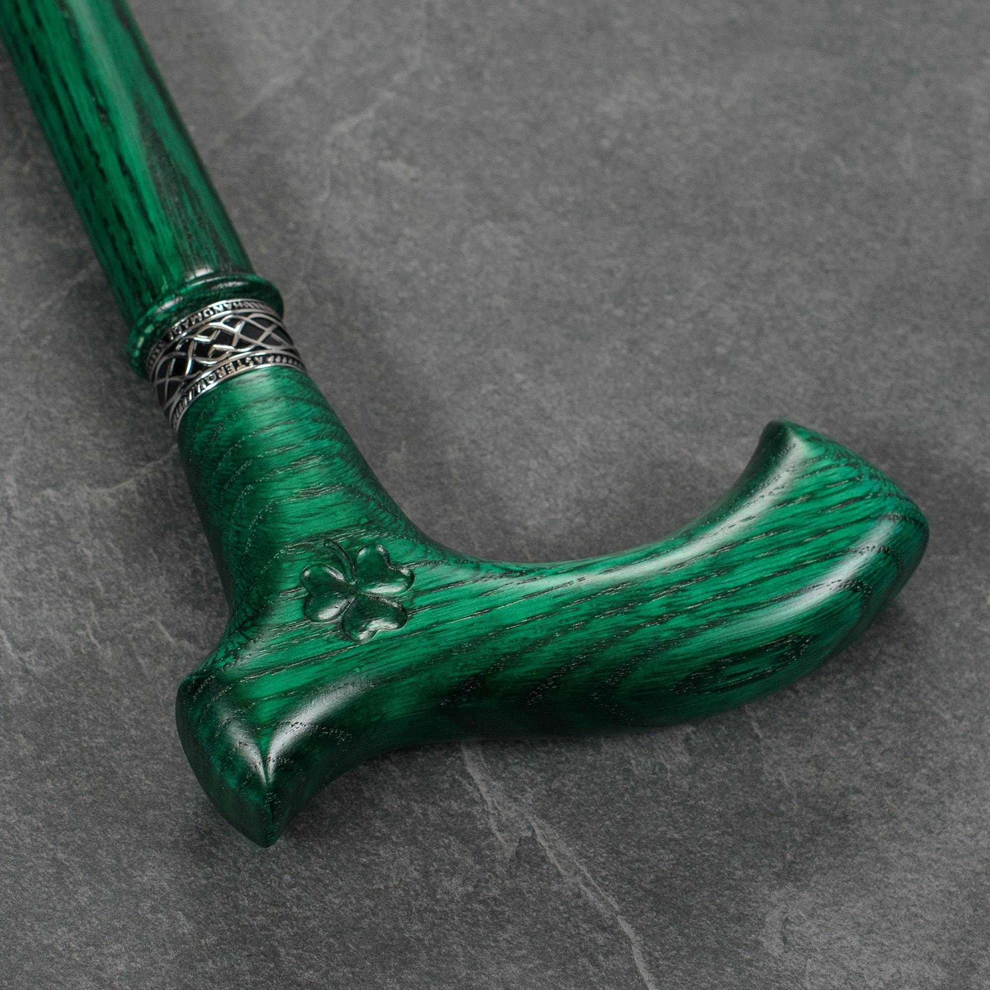 Custom Irish Walking Cane - Cane for Men and Women, Green Walking Canes ...