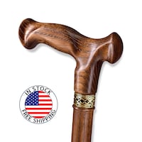 Elegant Walking Cane - Classic Walking Cane - Men's Wooden Cane - Oak ...