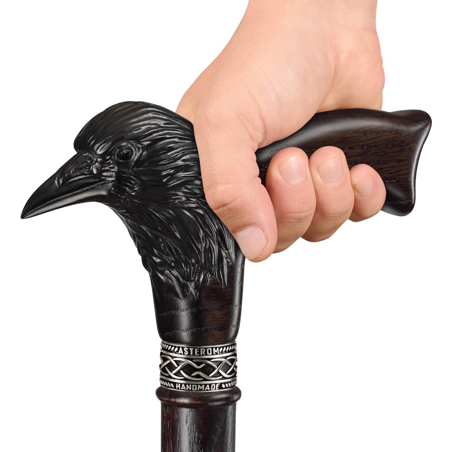Custom Raven Walking Cane - Handmade Cane for Men and Women, Gothic ...