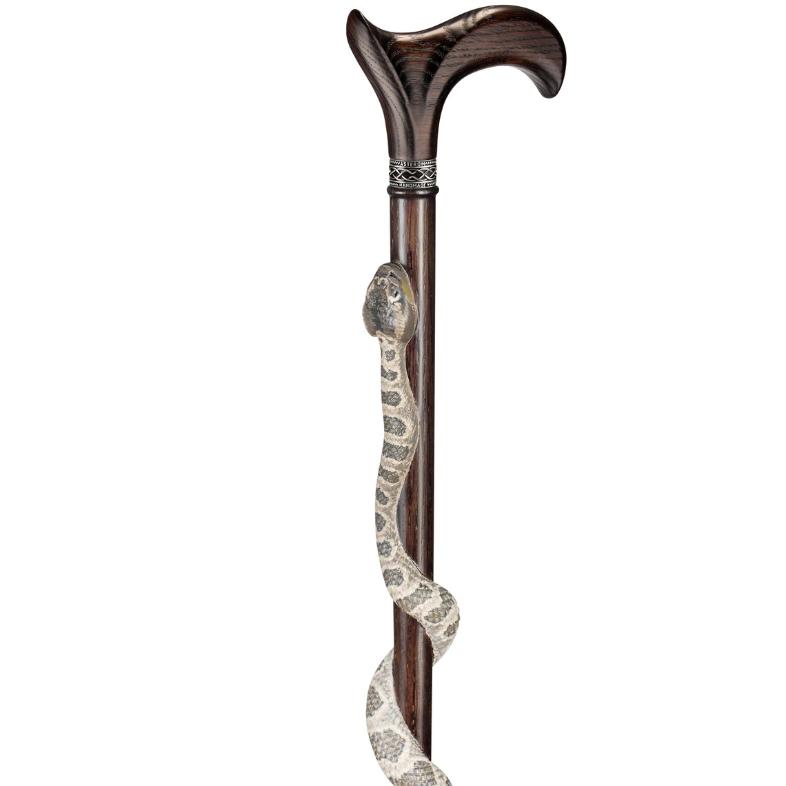 Luxury Hand-painted Rattlesnake Walking Cane - Custom Handmade Walking ...