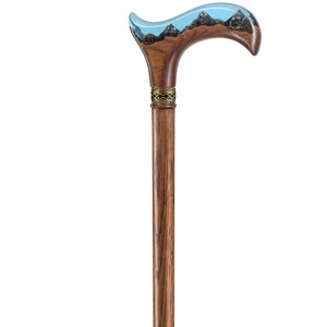 Luxury Walking Cane Epoxy Wooden Cane, Walking Canes for Men, Cane for ...