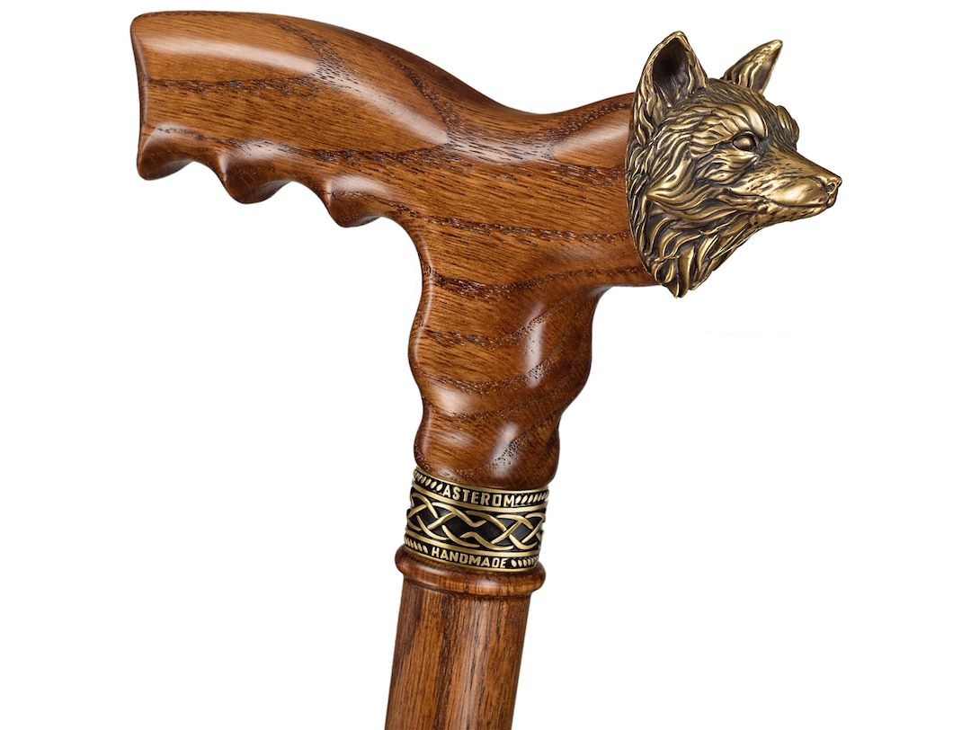 Custom Walking Cane - Fox Cane, Cane for Men, Cane for Women - Handmade ...