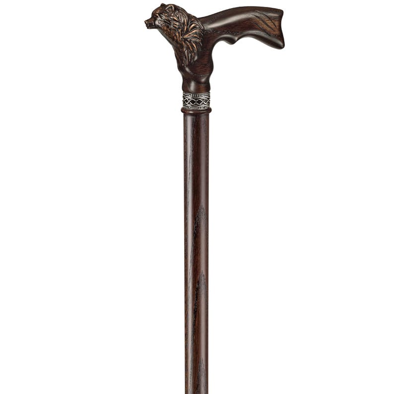 Bear Walking Stick -custom Walking Cane - Handcrafted Walking Cane ...