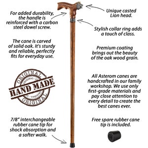 Custom Walking Cane - Lion Cane, Cane for Men, Cane for Women ...