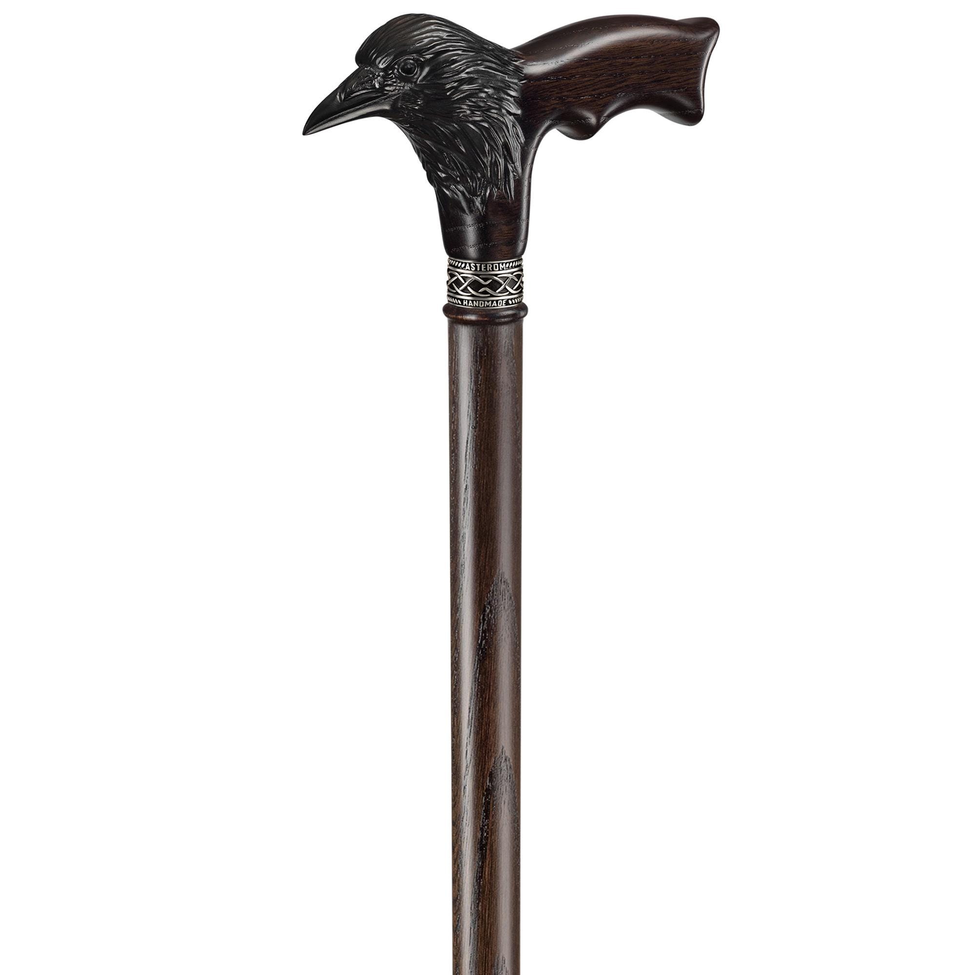 Custom Raven Walking Cane - Handmade Cane for Men and Women, Gothic ...