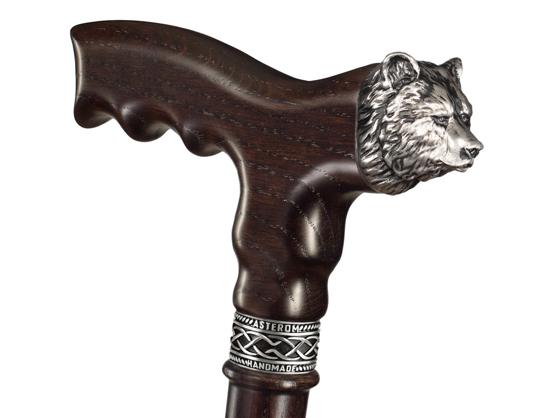 Custom Walking Cane Bear Cane, Cane for Men, Cane for Women Handmade ...