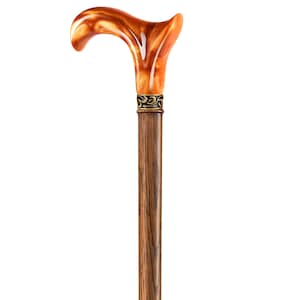 Epoxy Wooden Cane - Custom Walking Cane for Men - Handcrafted Walking ...