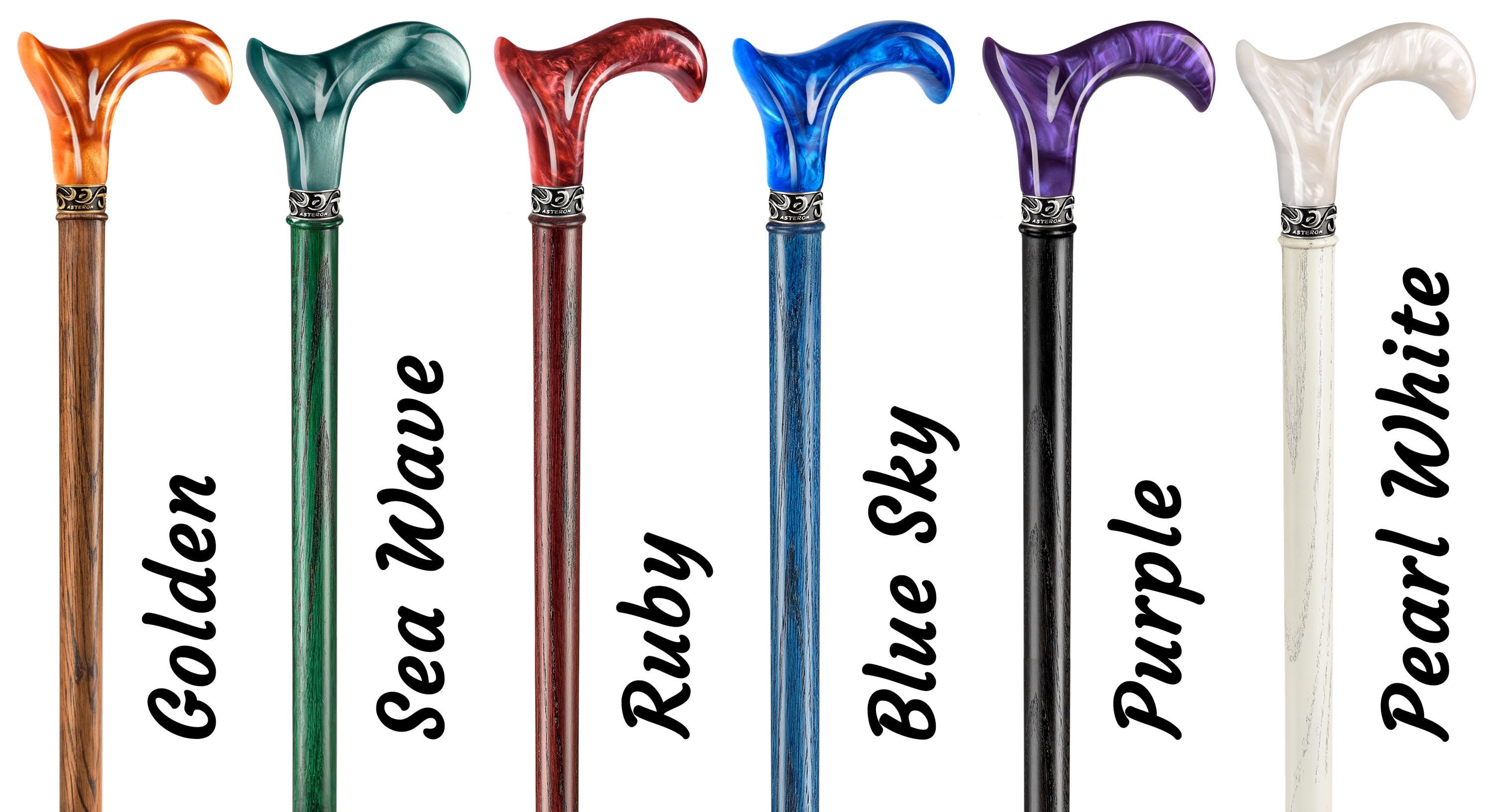 Oak Walking Cane With Ergonomic Epoxy Handle – Custom Support Stick - Etsy