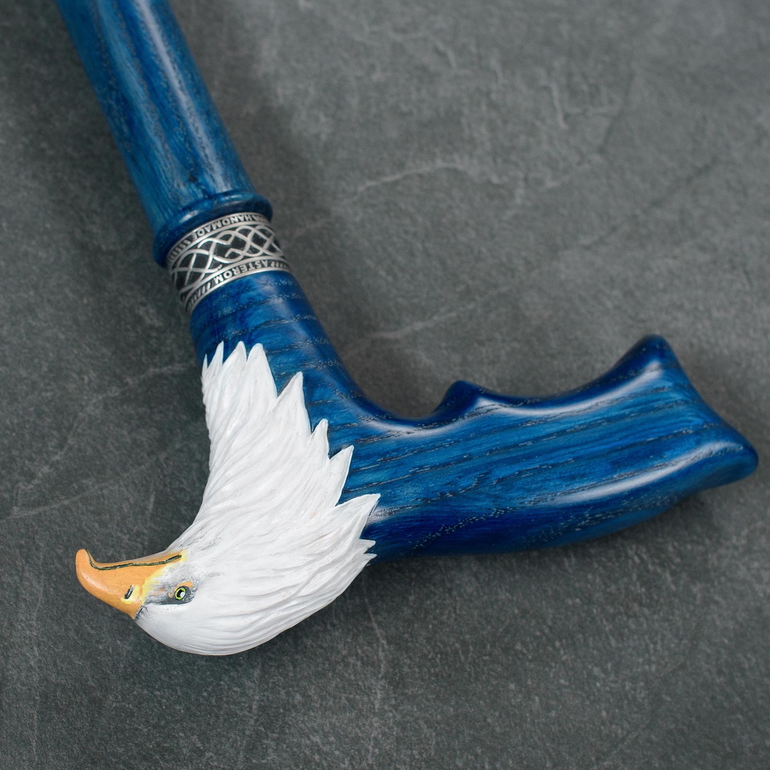 Eagle Wooden Cane - Walking Cane for Men - Handcrafted Walking Stick ...