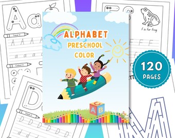 Preschool Pre-k Kindergarten Learning Bundle Printable Activity ...