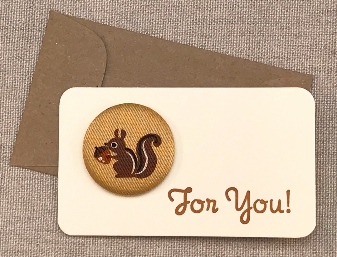 Mini Letterpress Button Cards and Envelopes Set of Six Letterpress ...