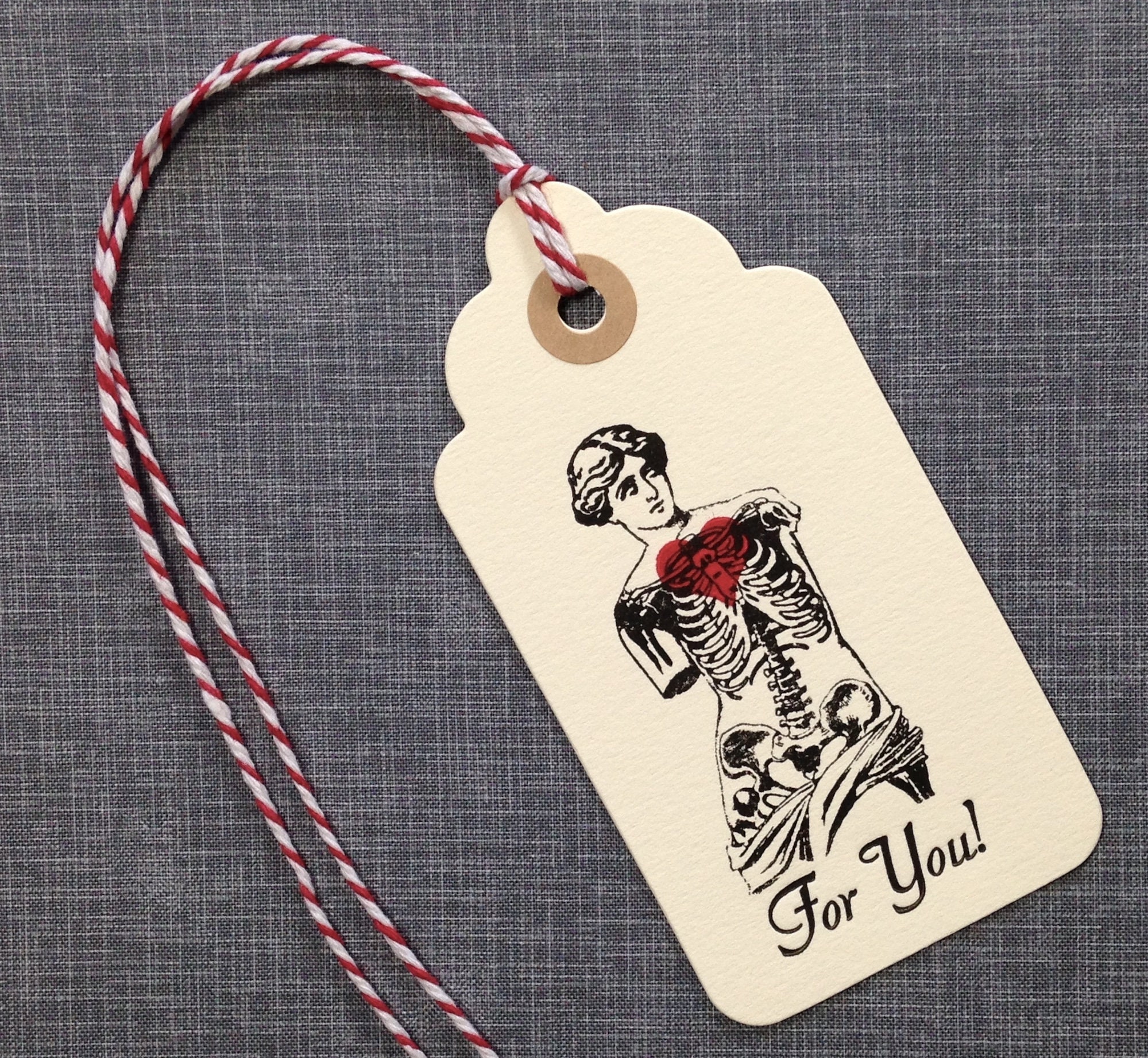 Letterpress Hang Tag Letterpress Gift Tag Single Tag Venus Love - Etsy