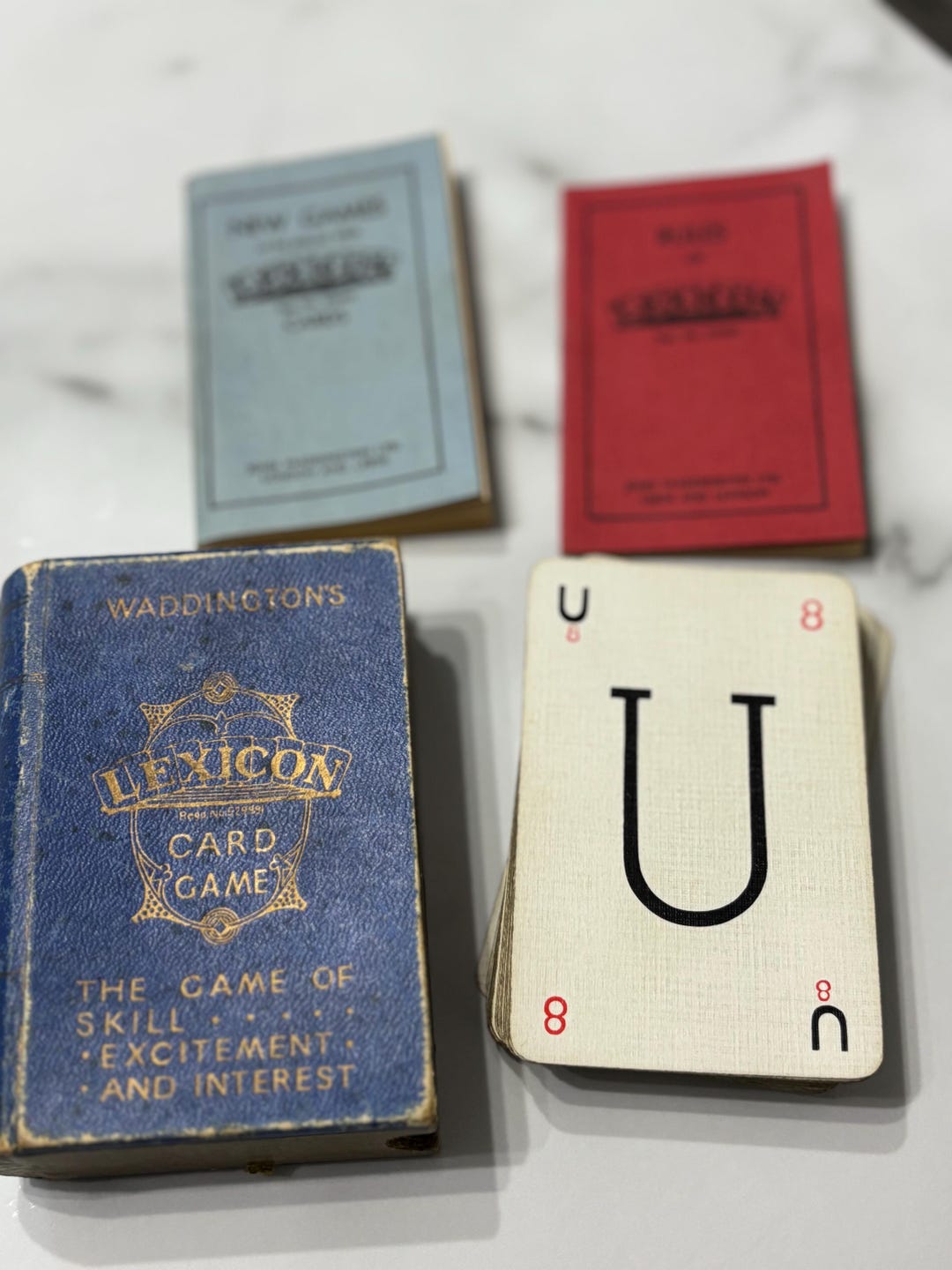 Vintage Waddingtons Lexicon Card Game Complete - Etsy
