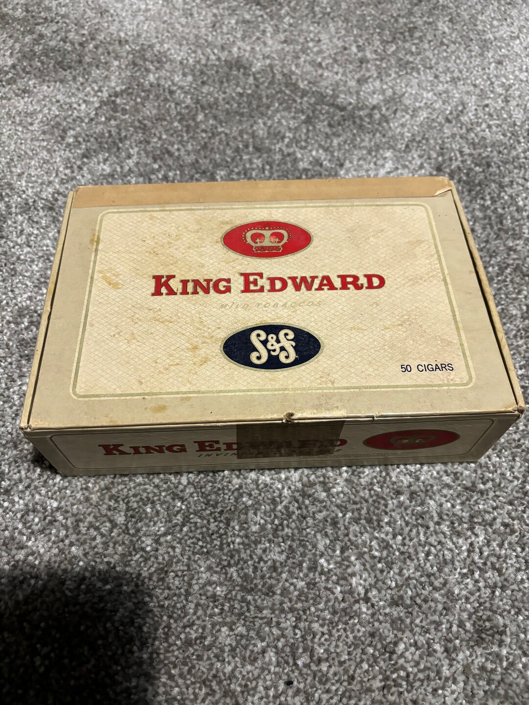 Vintage King Edward Cigar Box Orginating From Jacksonville USA - Etsy