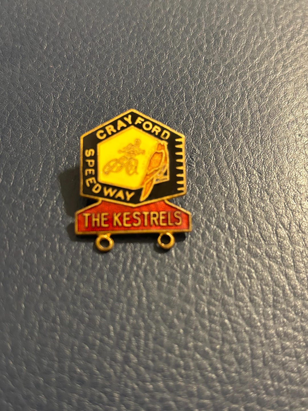Vintage Speedway Pin Badge Crayford Speedway the Kestrels 1975 ...