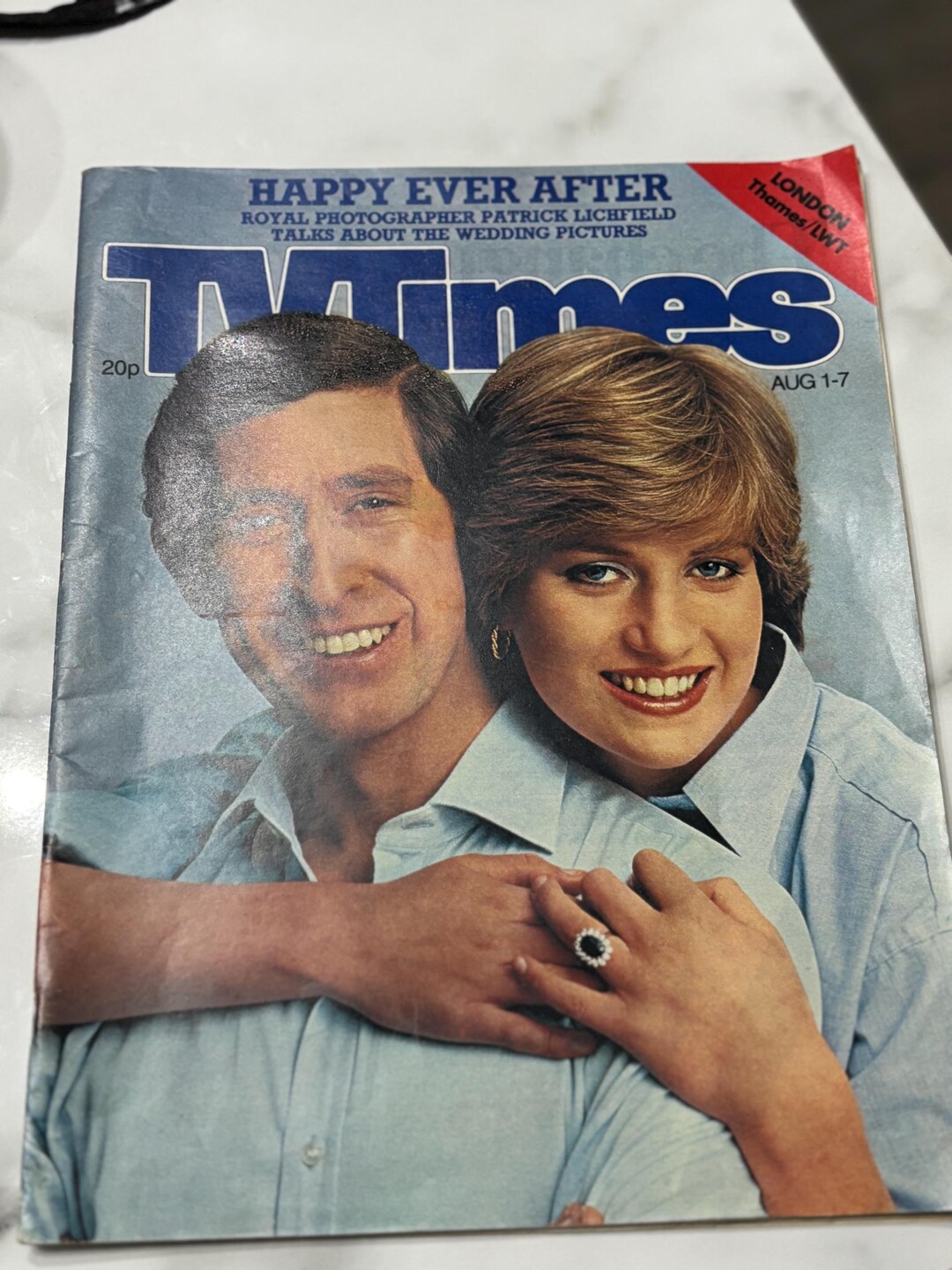Vintage TV Times Magazine August 1-7 1981 Royal Wedding Edition. - Etsy