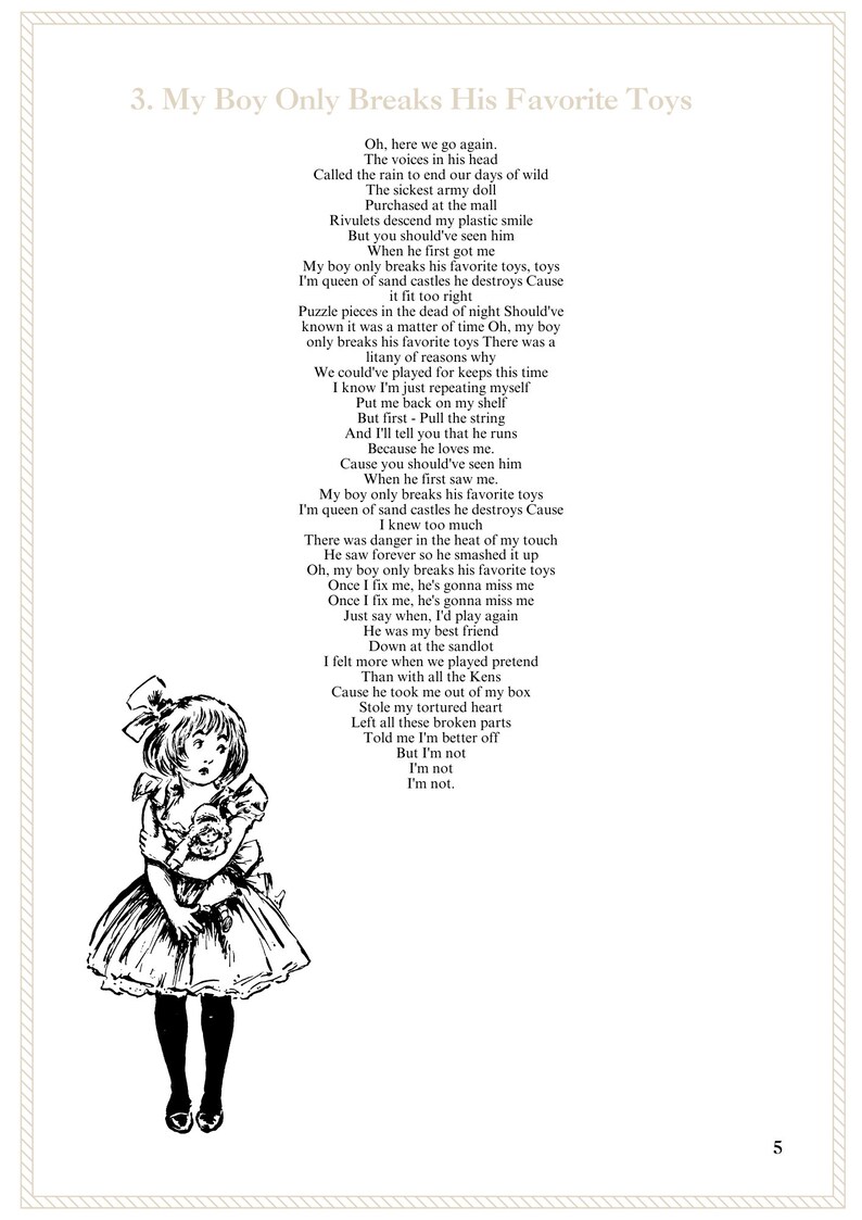 Taylor Swift the Torture Poets Department - Lyric Book | Instant ...