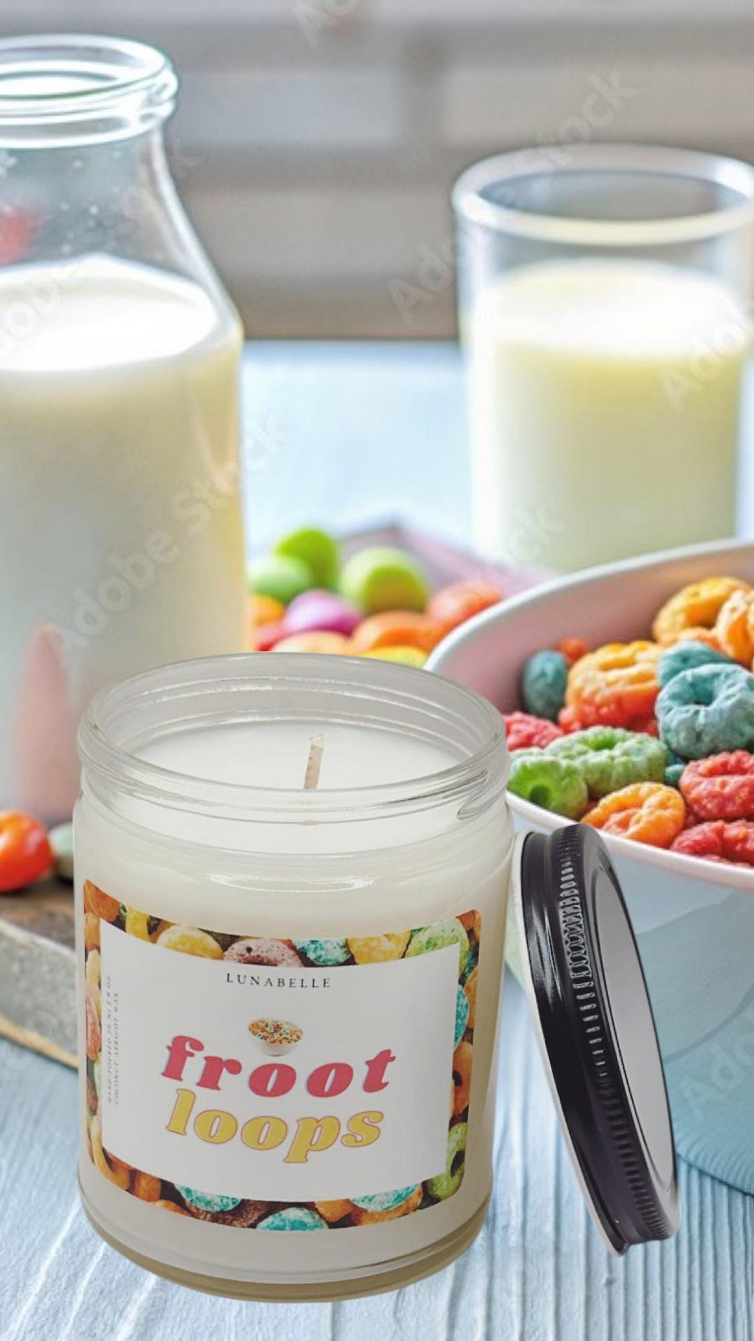 Froot Loop Candle | Cereal Candle | Smells Like Froot Loops Cereal ...