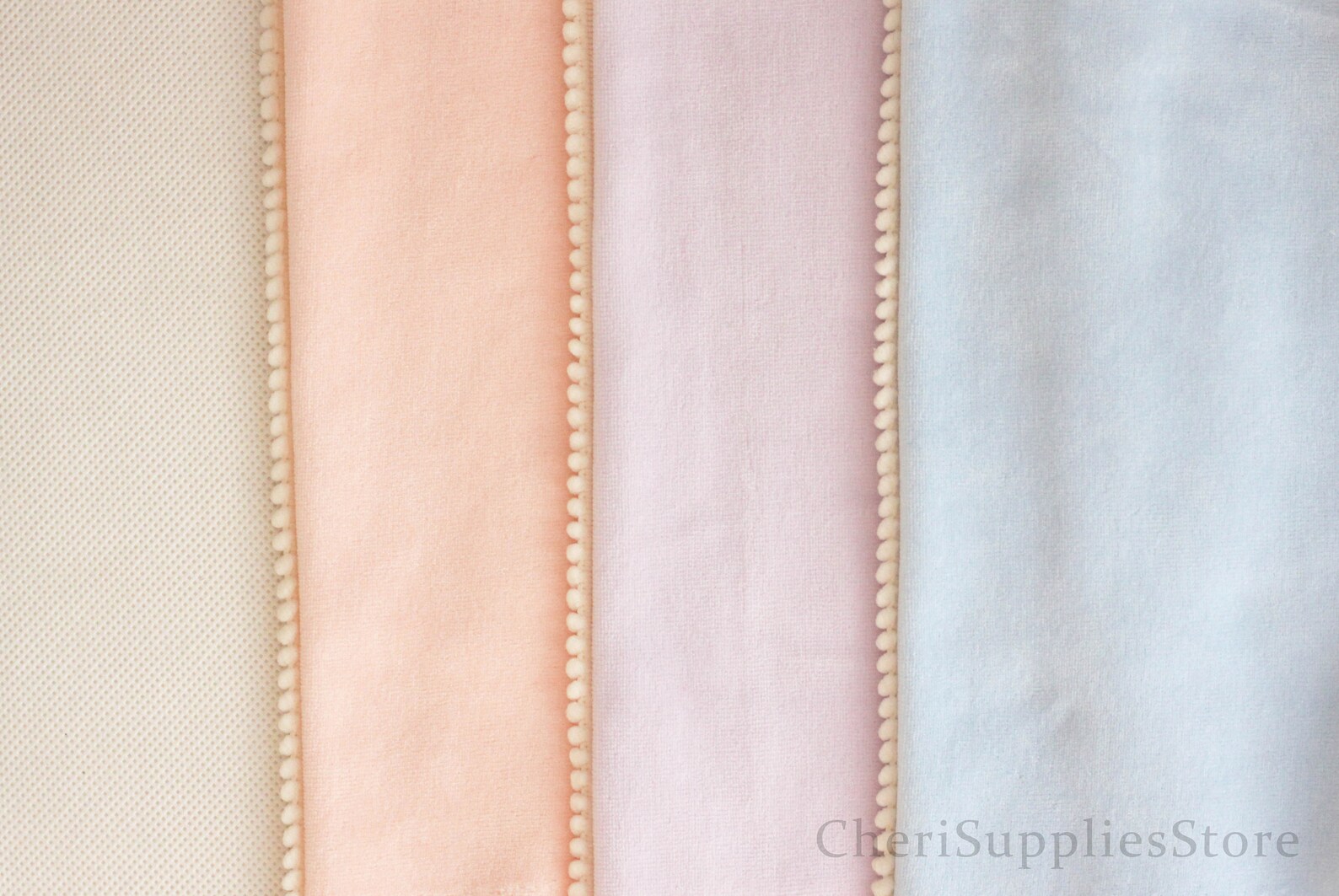 Cream Mini Pompom Bobble Trim by Yard/metre | Small 4mm Pompom Border ...