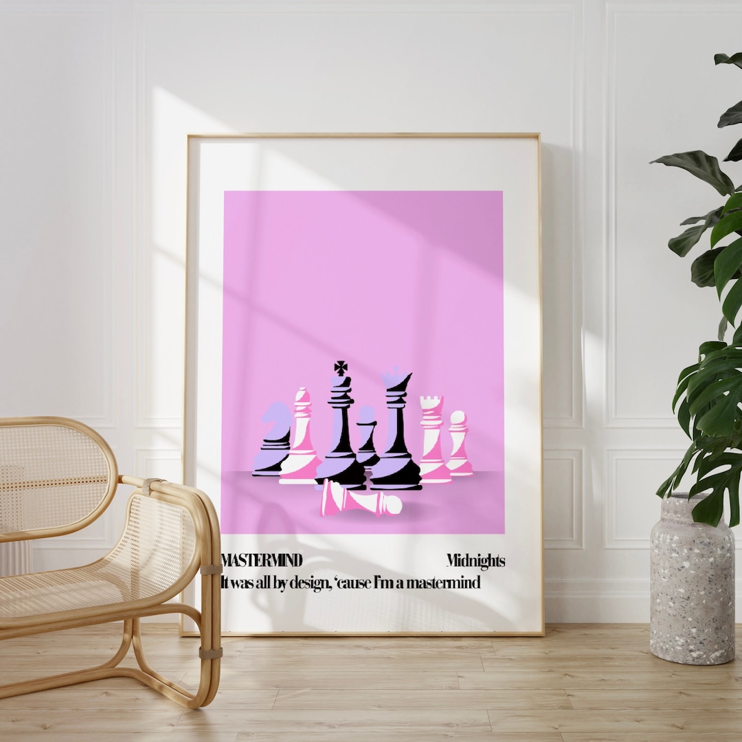 Mastermind Midnights Taylor Swift Poster Digital Wall Art, Printable ...