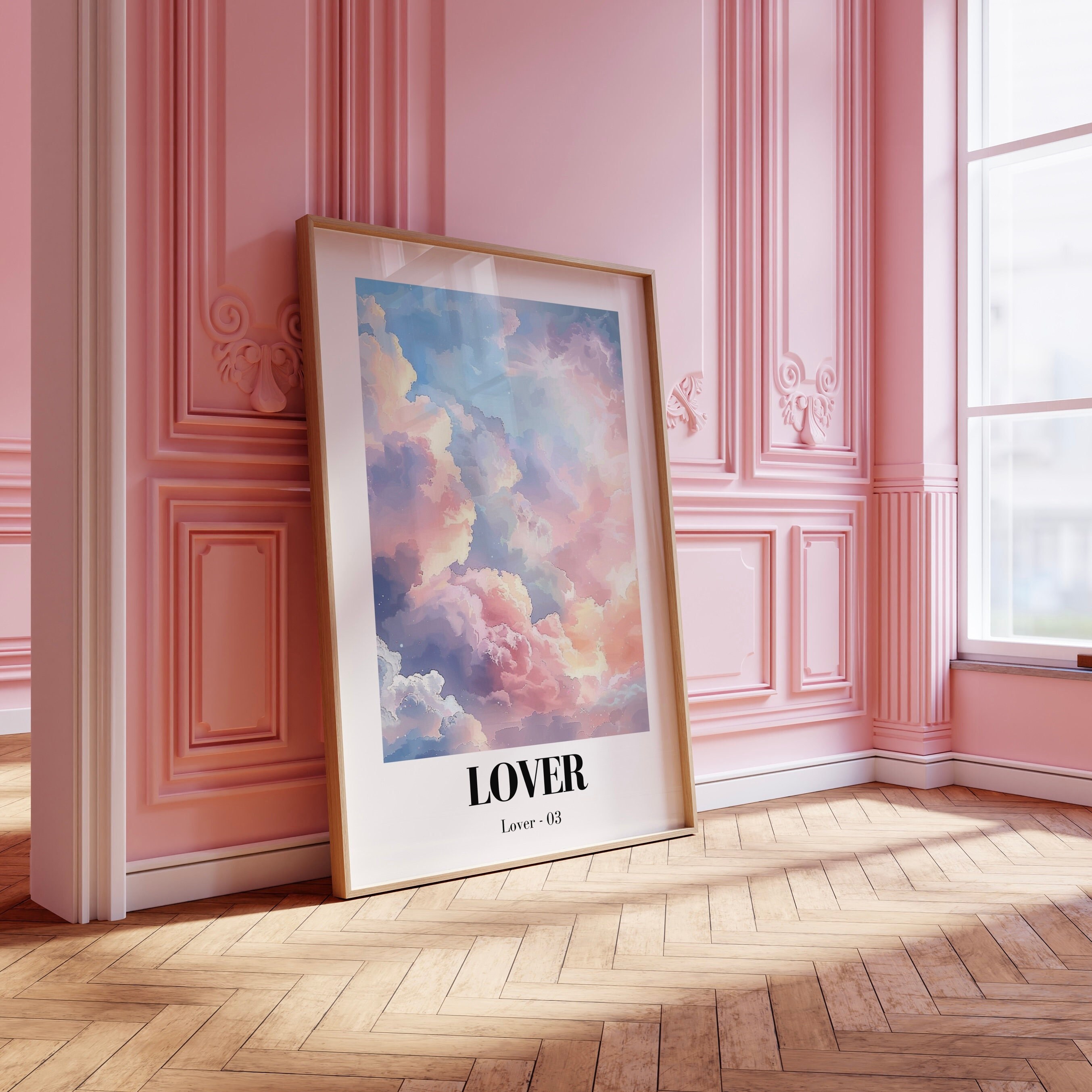Lover Digital Wall Art, Printable Taylor Swift Inspired Poster Subtle ...
