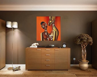 African King and His Queens Ib Canvas Gallery Wraps - Etsy