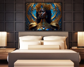 African King and His Queens Ib Canvas Gallery Wraps - Etsy