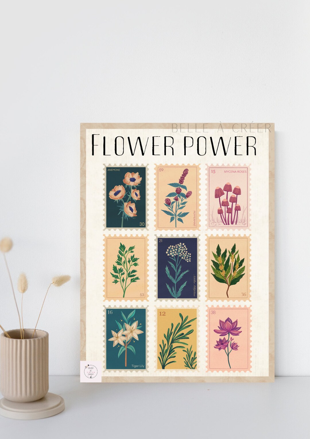“flower Power” Poster - Etsy