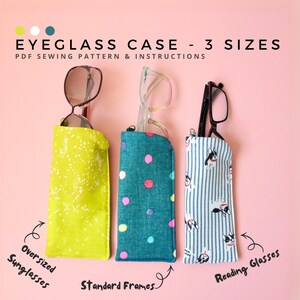 Eyeglass Case PDF Sewing Pattern – 3 Sizes, Beginner Friendly - Etsy